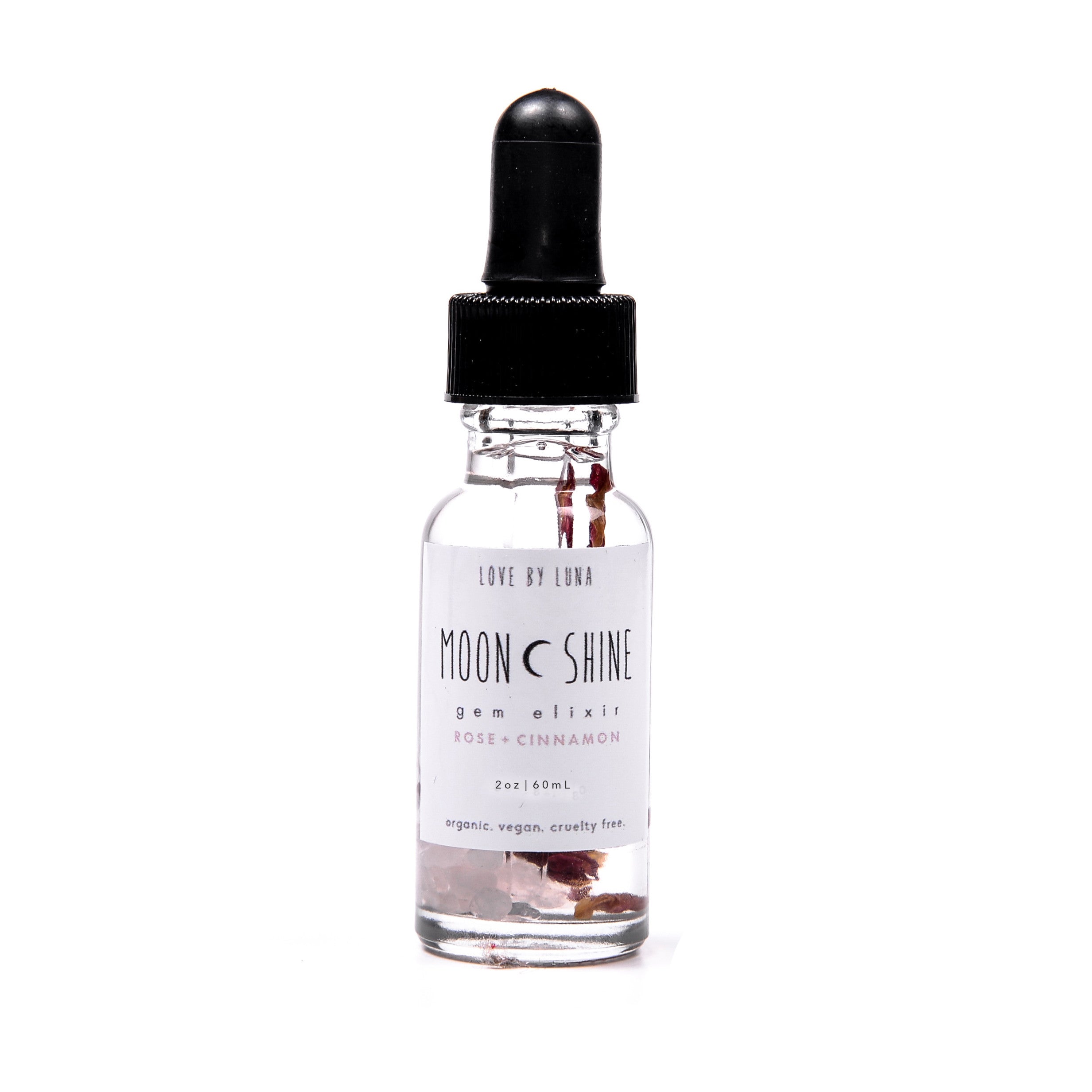 Rose + Cinnamon MoonShine Gem Elixir - Mini Size – Love By Luna