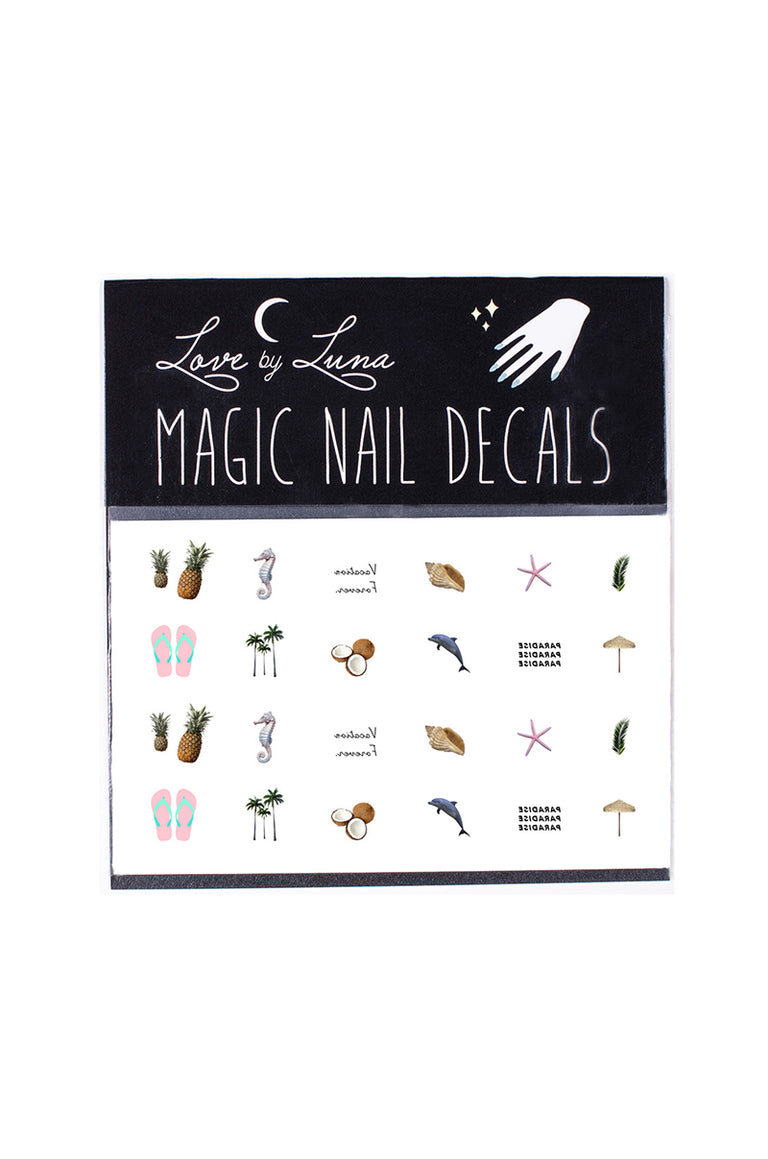 Vacation Forever Nail Decal Set – Love By Luna