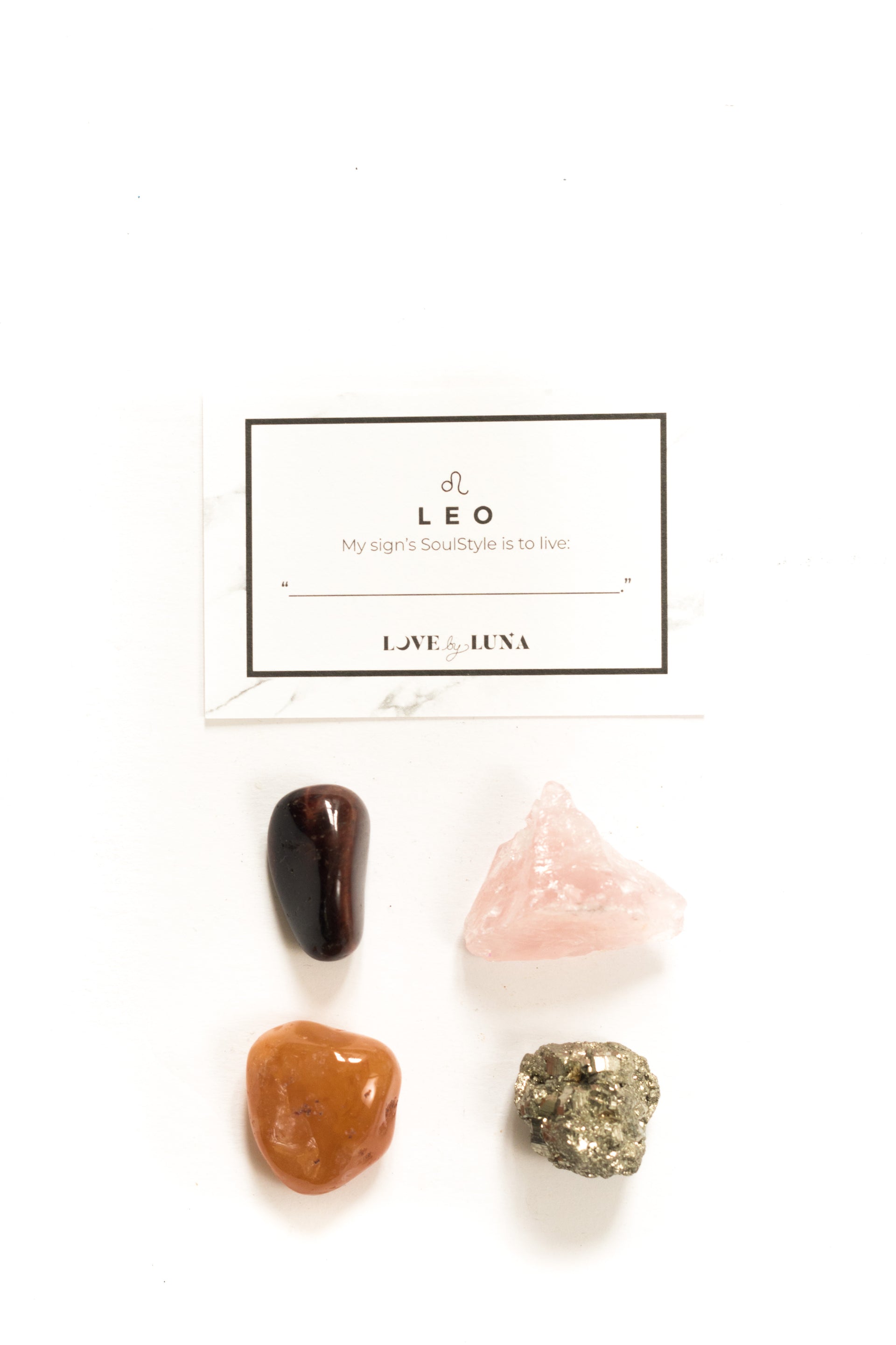 Leo Crystal Set – Love By Luna