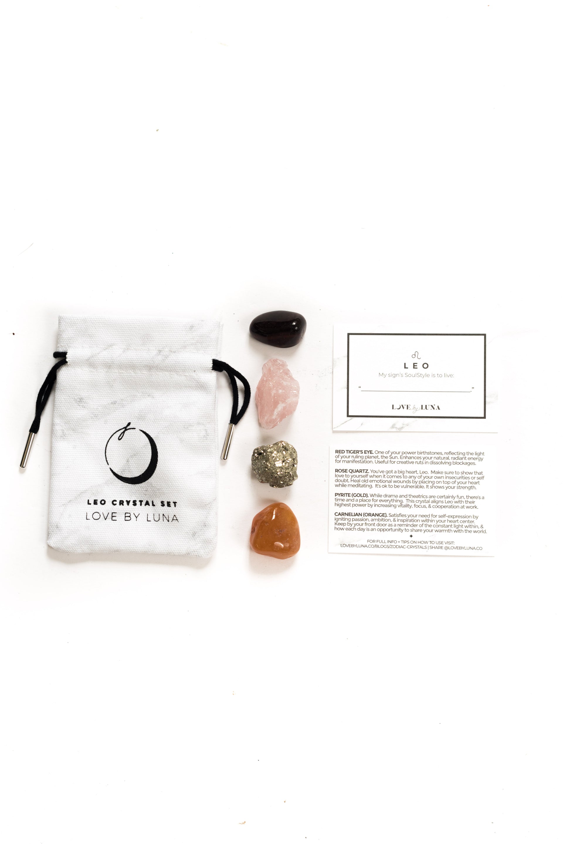 Leo Crystal Set – Love By Luna